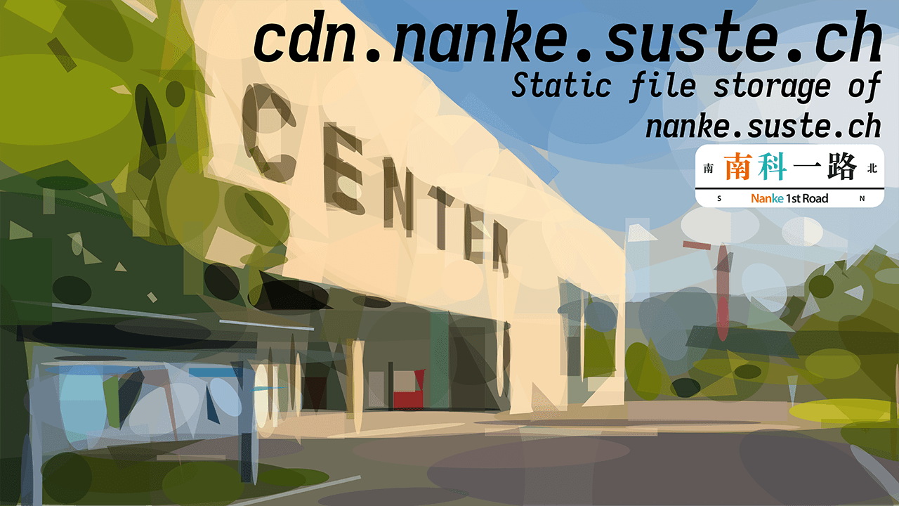 Static file storage of nanke.suste.ch